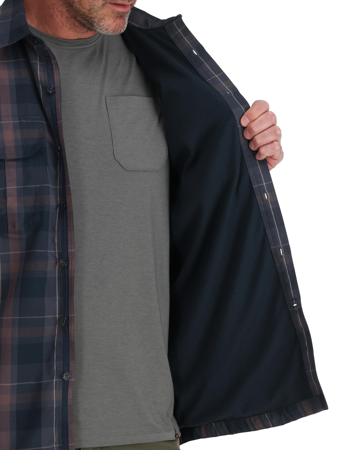 Coldweather Lined Men's Fishing Shirt | Simms Fishing