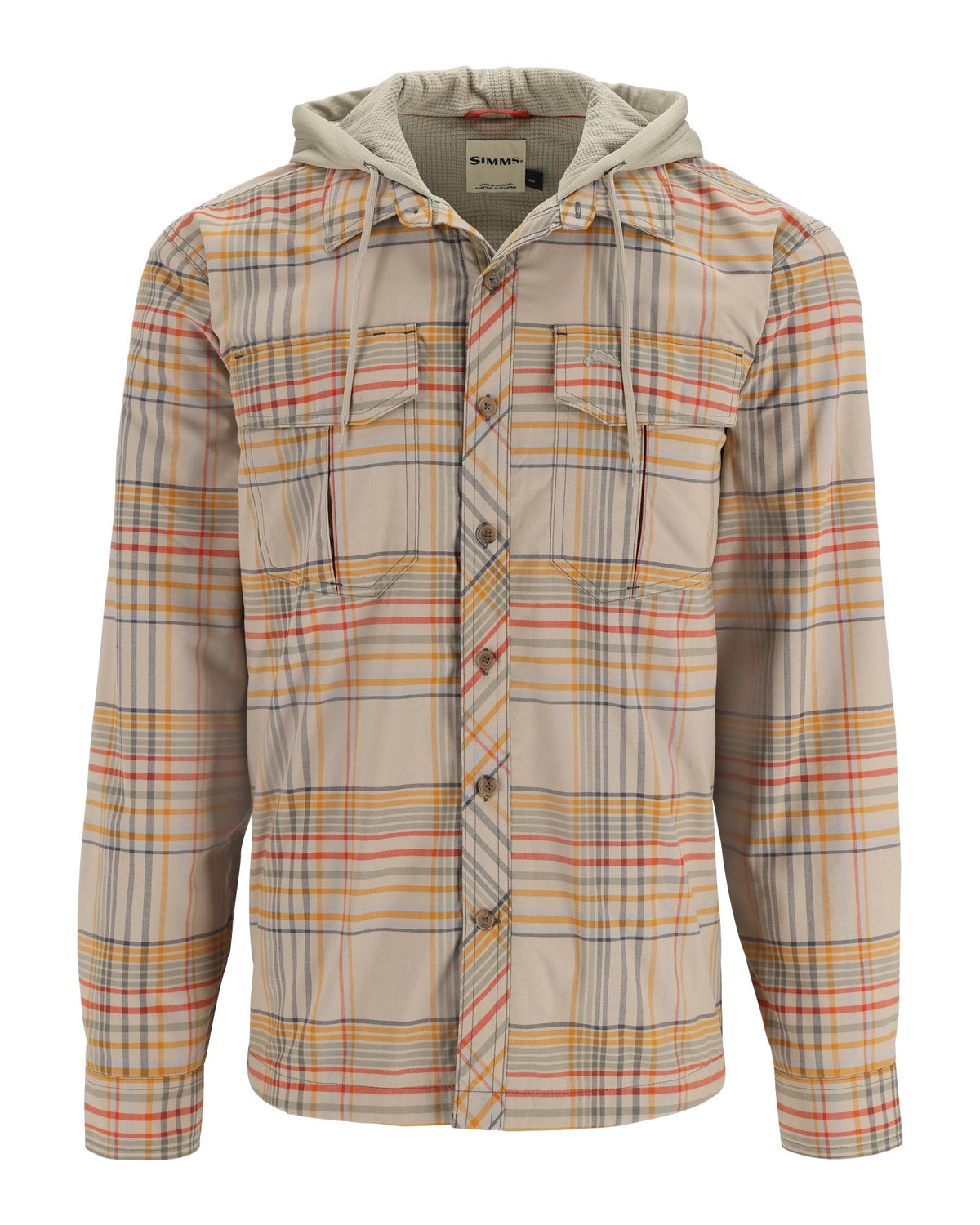 Men's Coldweather Fishing Hooded Flannel Shirt | Simms Fishing