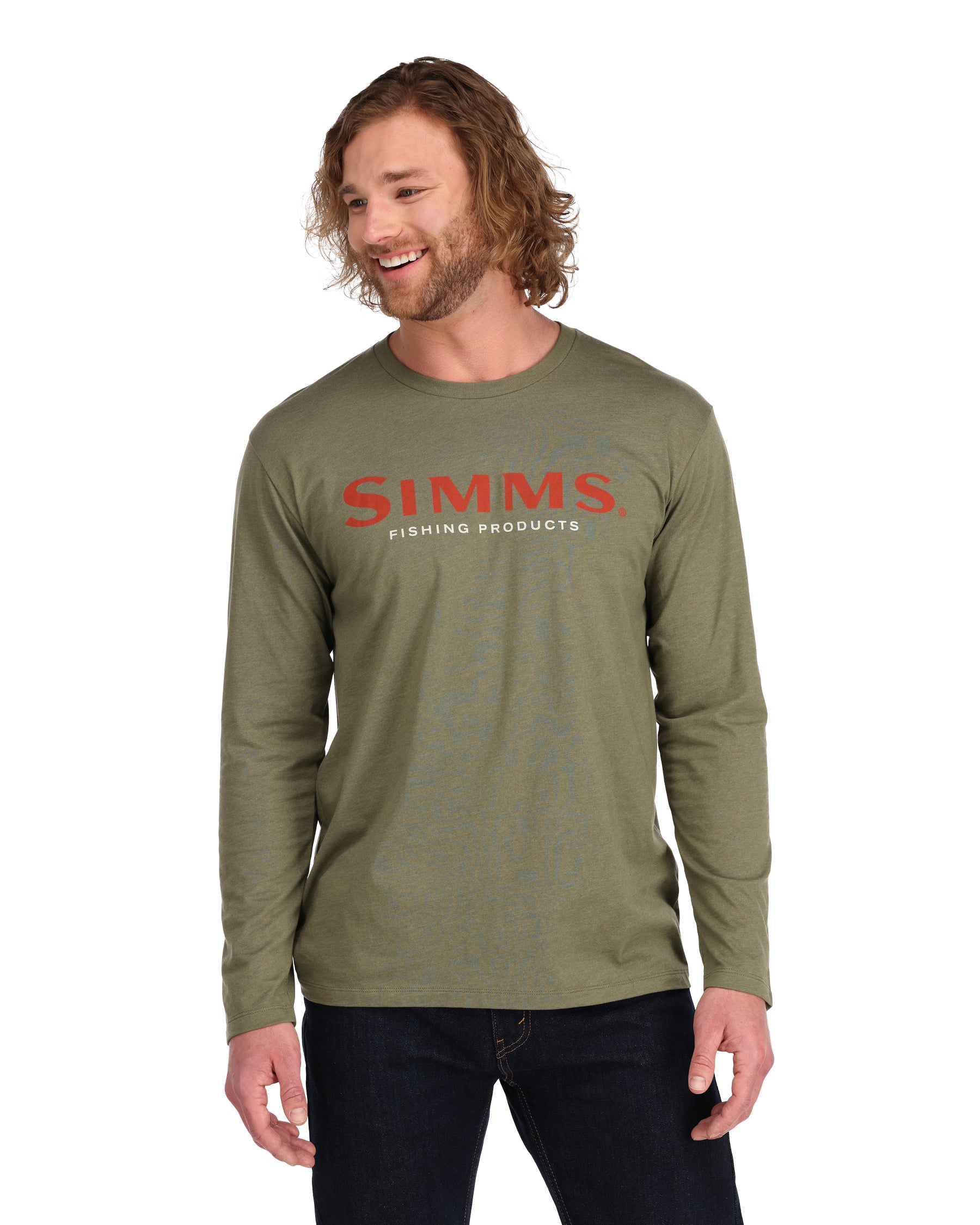 M's Simms Logo LS Shirt | Simms Fishing Products